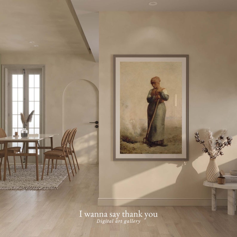 Vintage Farmer Wall Art, Rustic Farmhouse Decor, Antique Agricultural ...