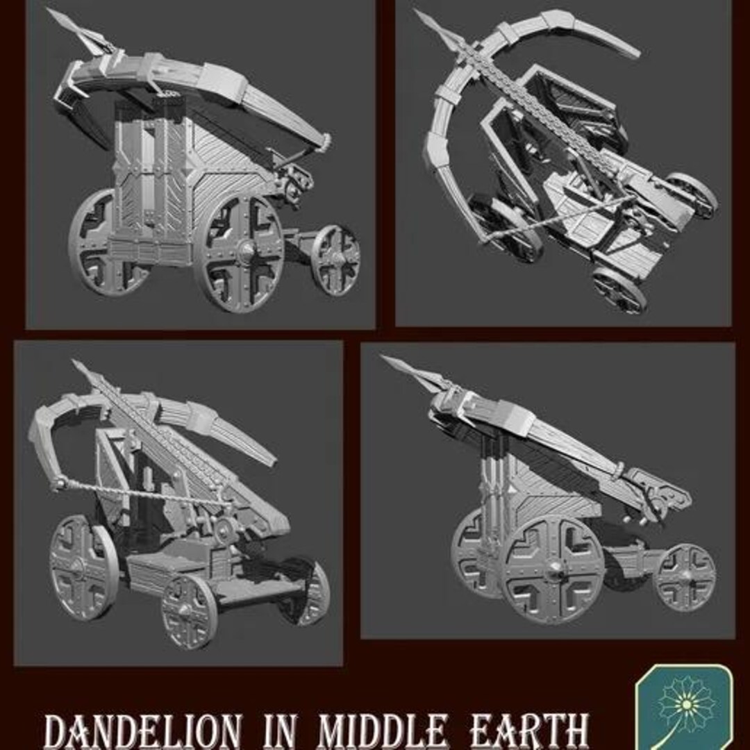Metal Mountain Dwarves Ballista Bolt Thrower Fantasy War Engine - Etsy