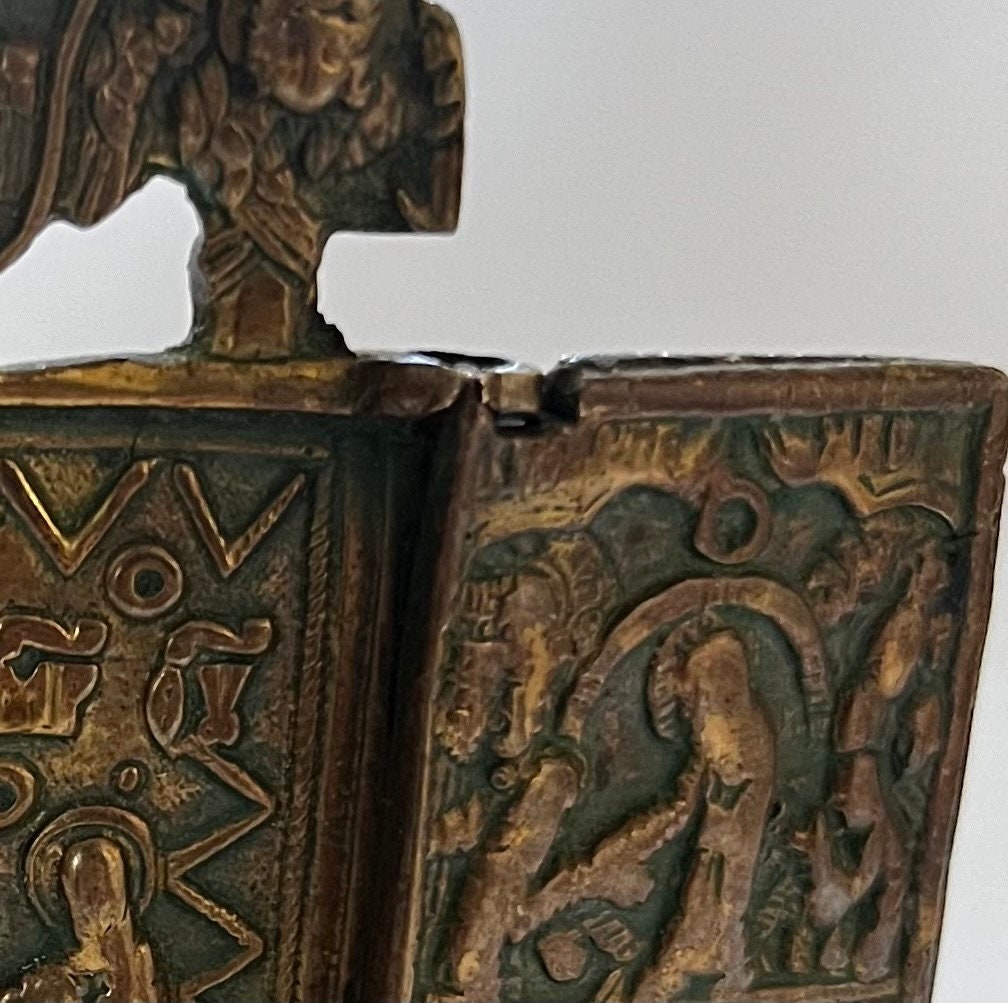 19th Century Brass Religious Artifact - Etsy