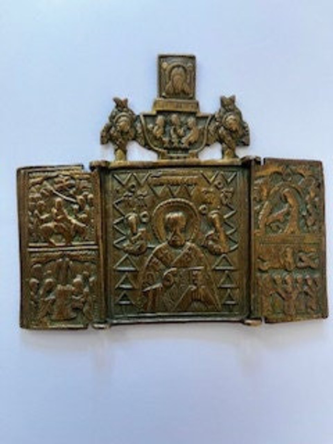 19th Century Brass Religious Artifact - Etsy