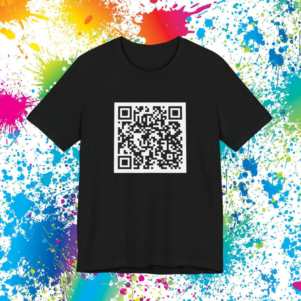 Custom QR Code, Personalized Custom Design Shirt, Custom Made Shirt ...