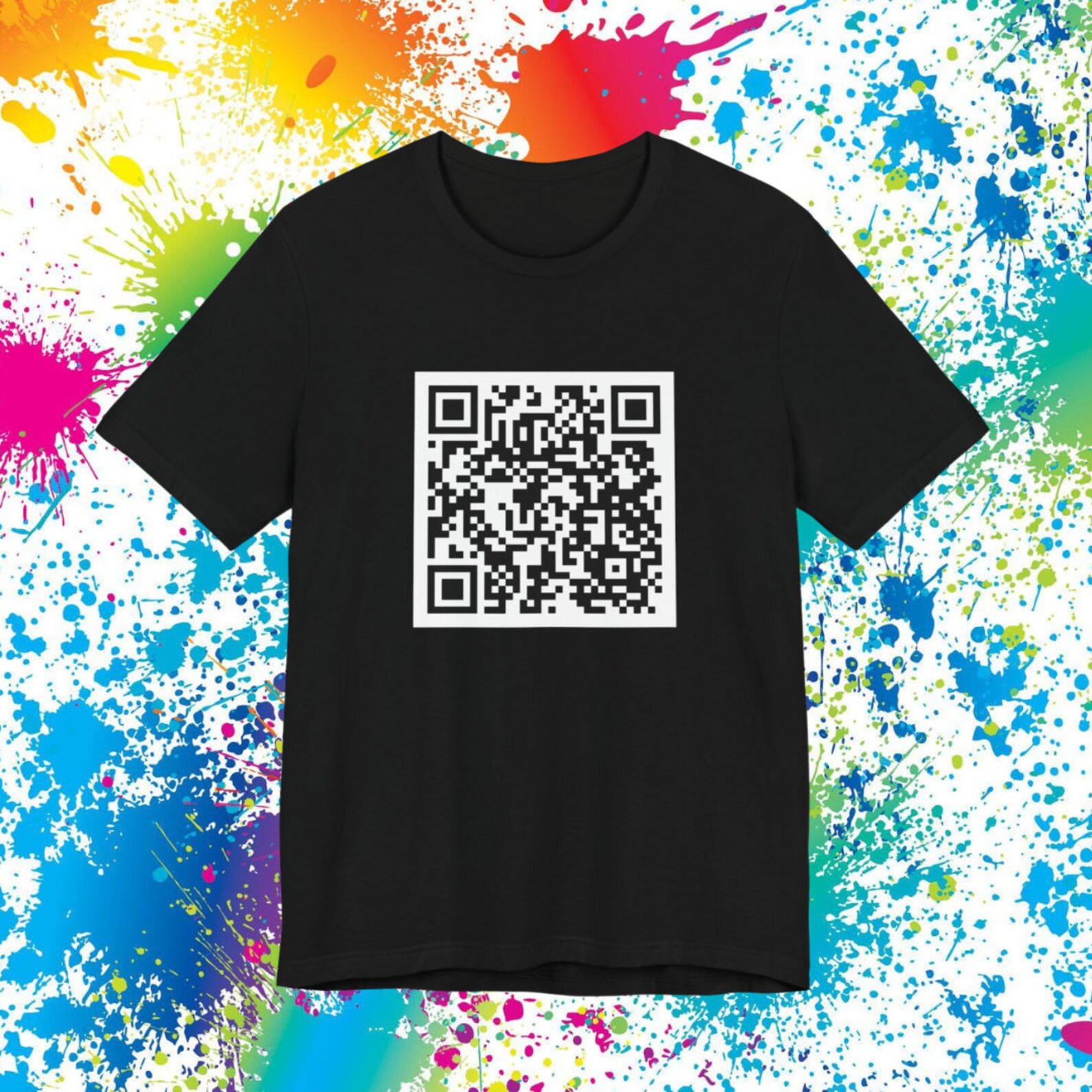 Custom QR Code, Personalized Custom Design Shirt, Custom Made Shirt ...