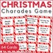 Christmas Charades Cards - Printable Holiday Charades Game Cards for ...