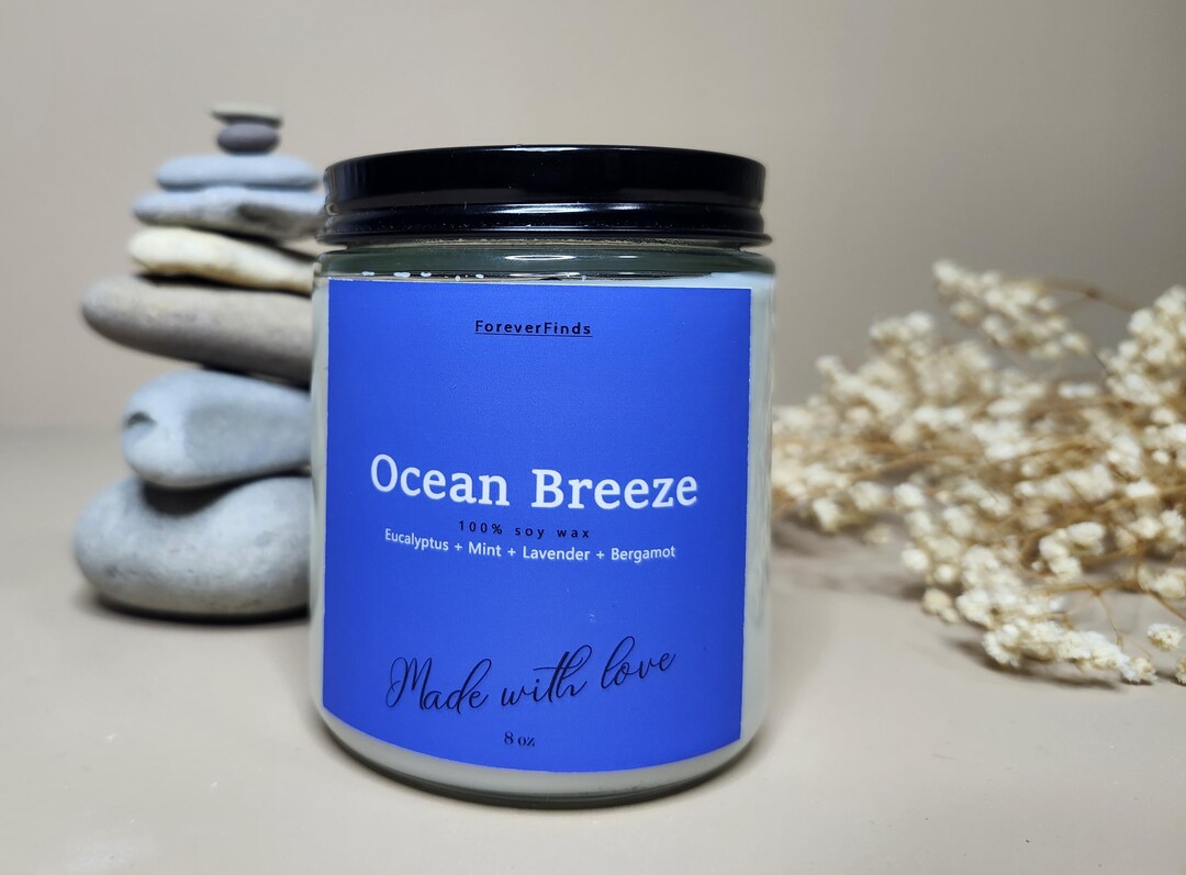 Summer Candle, Gift Hor Her, Scented Candle, Gifting Candle, Ocean ...