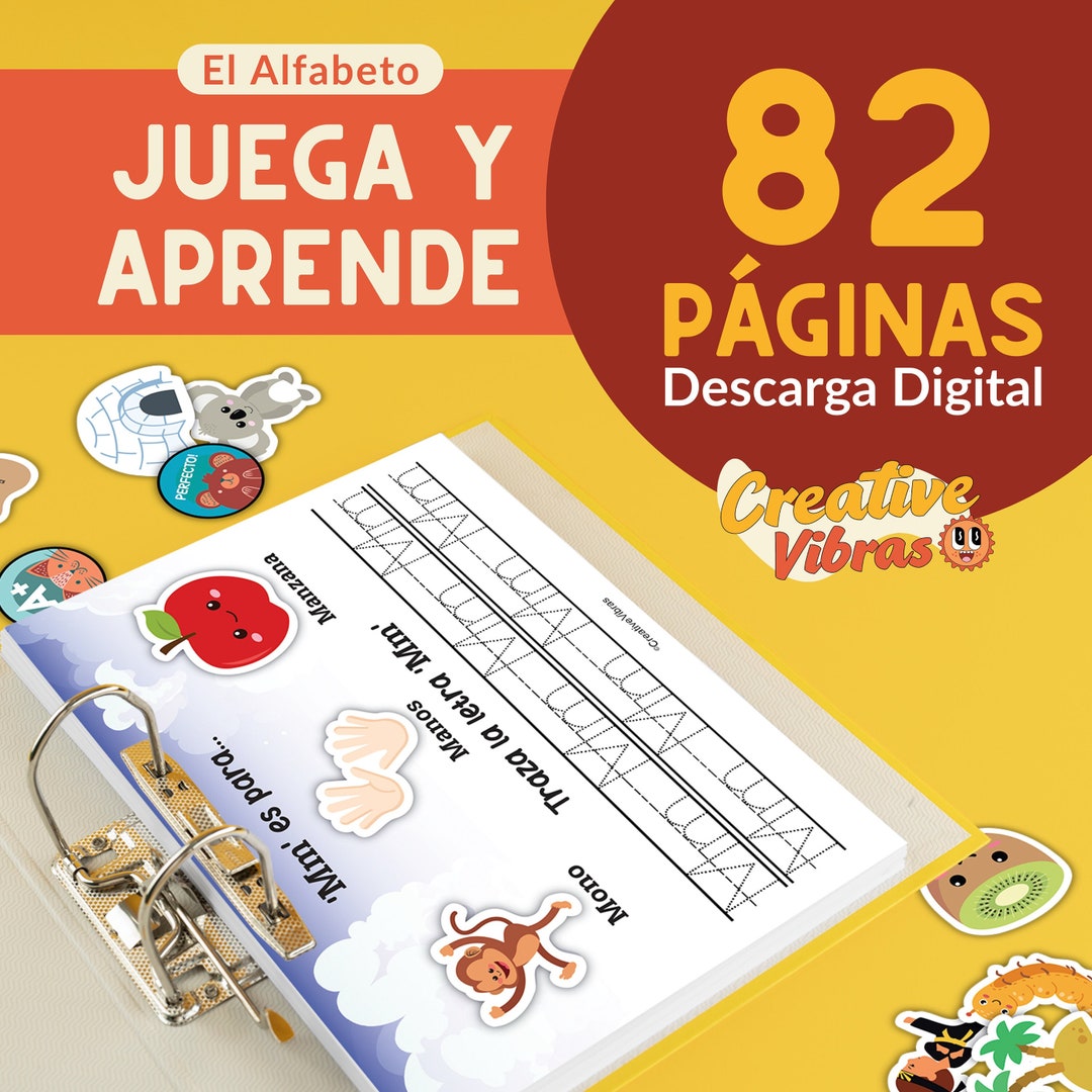 Educación Infantil Libro Ocupado Del Alfabeto Imprimible Para Niños ...