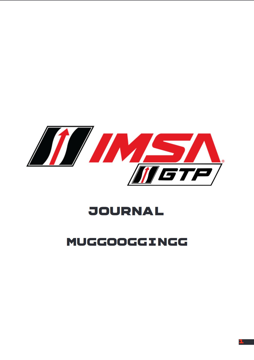 IMSA GTP 2024 Season Fan Journal - Etsy