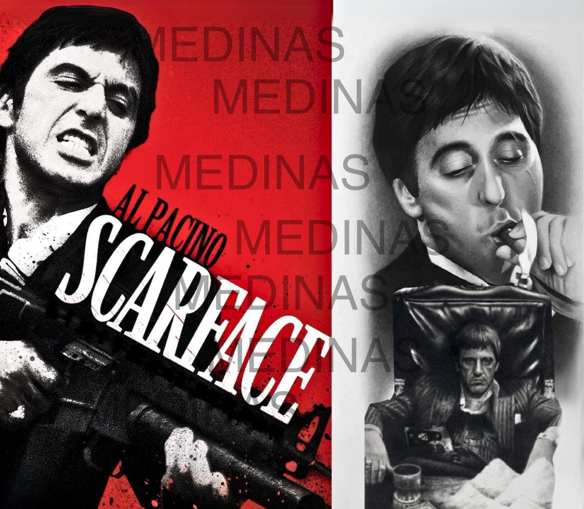 Scarface, Scarface Png - Etsy