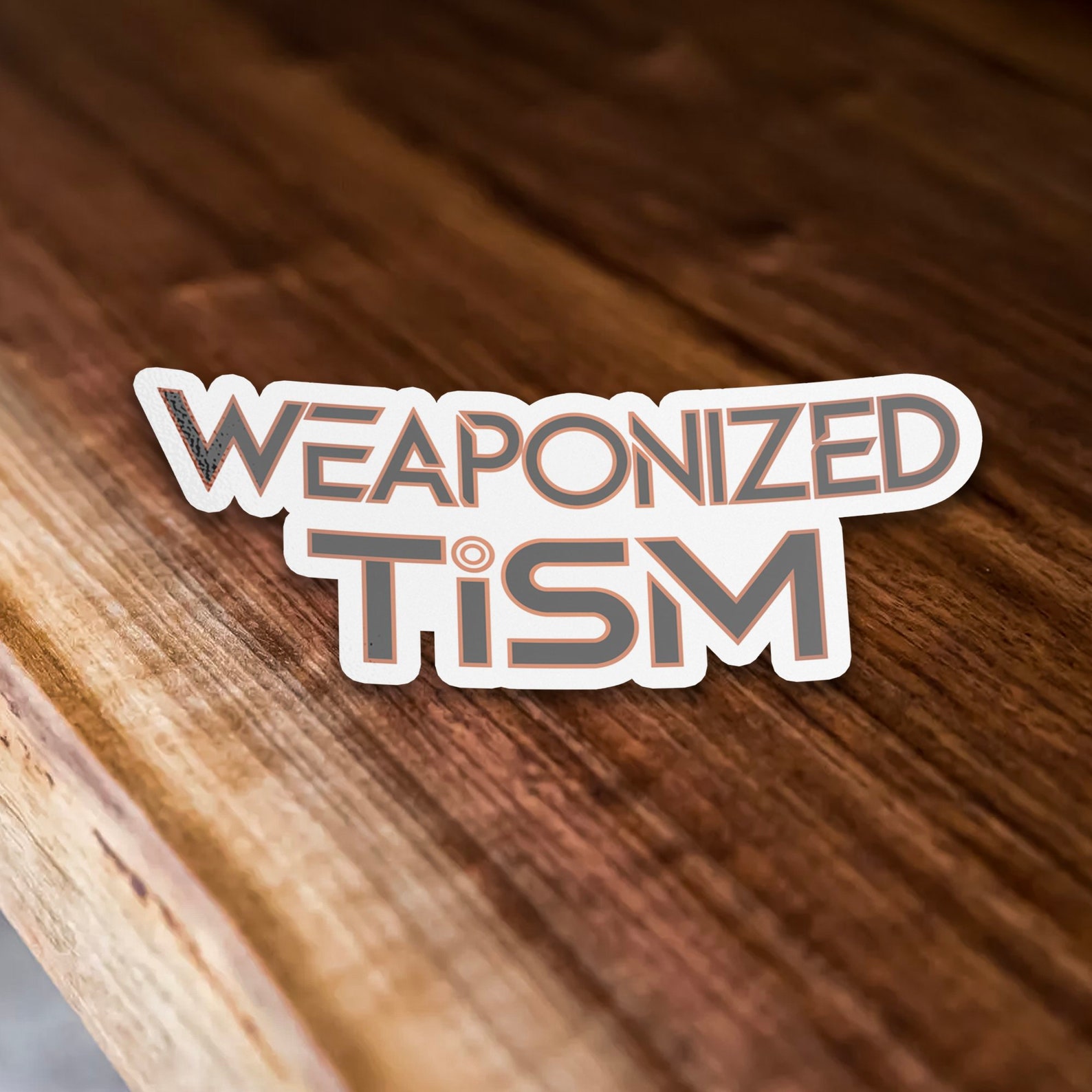Weaponized Tism Sticker, Funny Autism Awareness Sticker, Autism ...