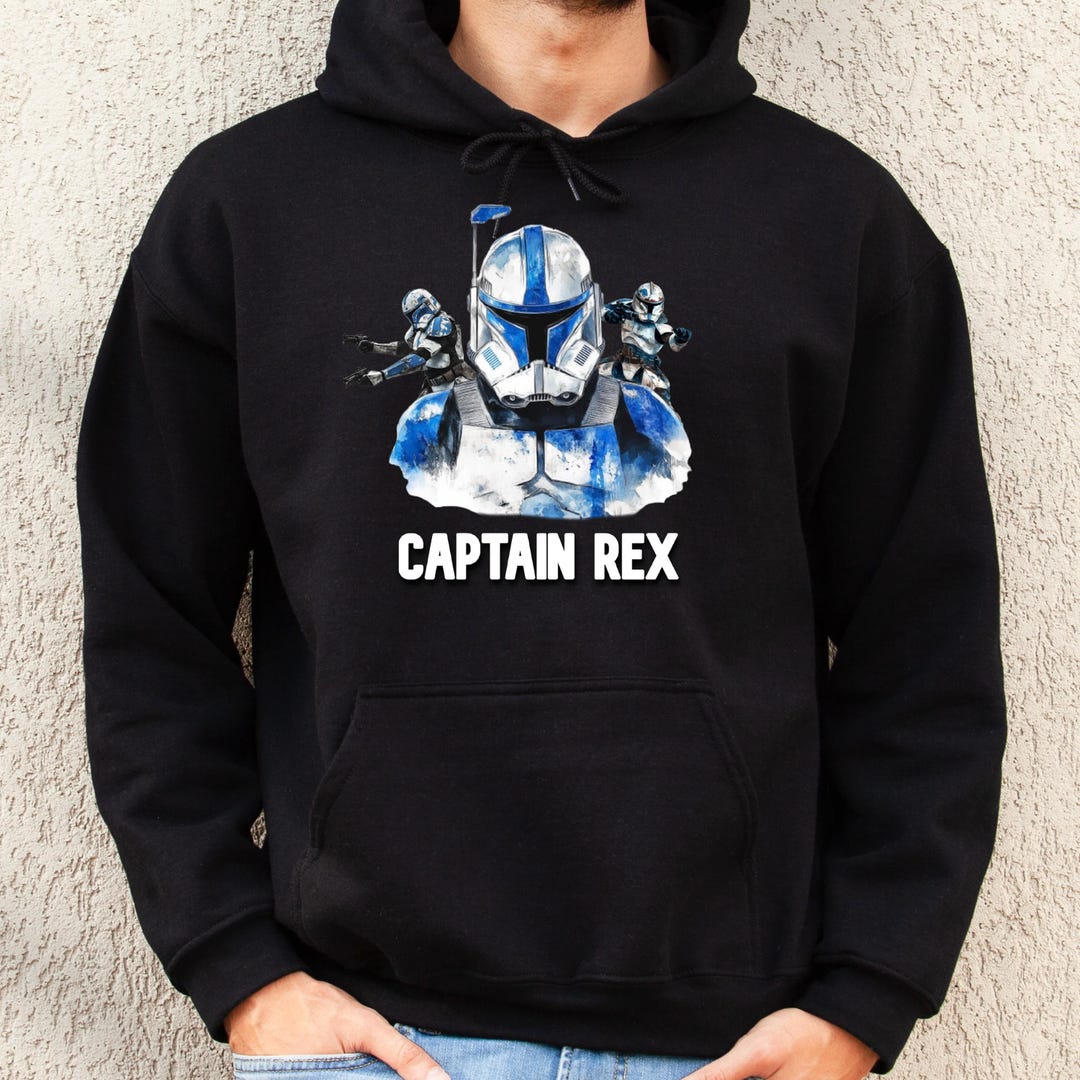 Captain Rex Hoodie, Star Wars the Clone Wars Sweatshirt, Gift for Clone ...