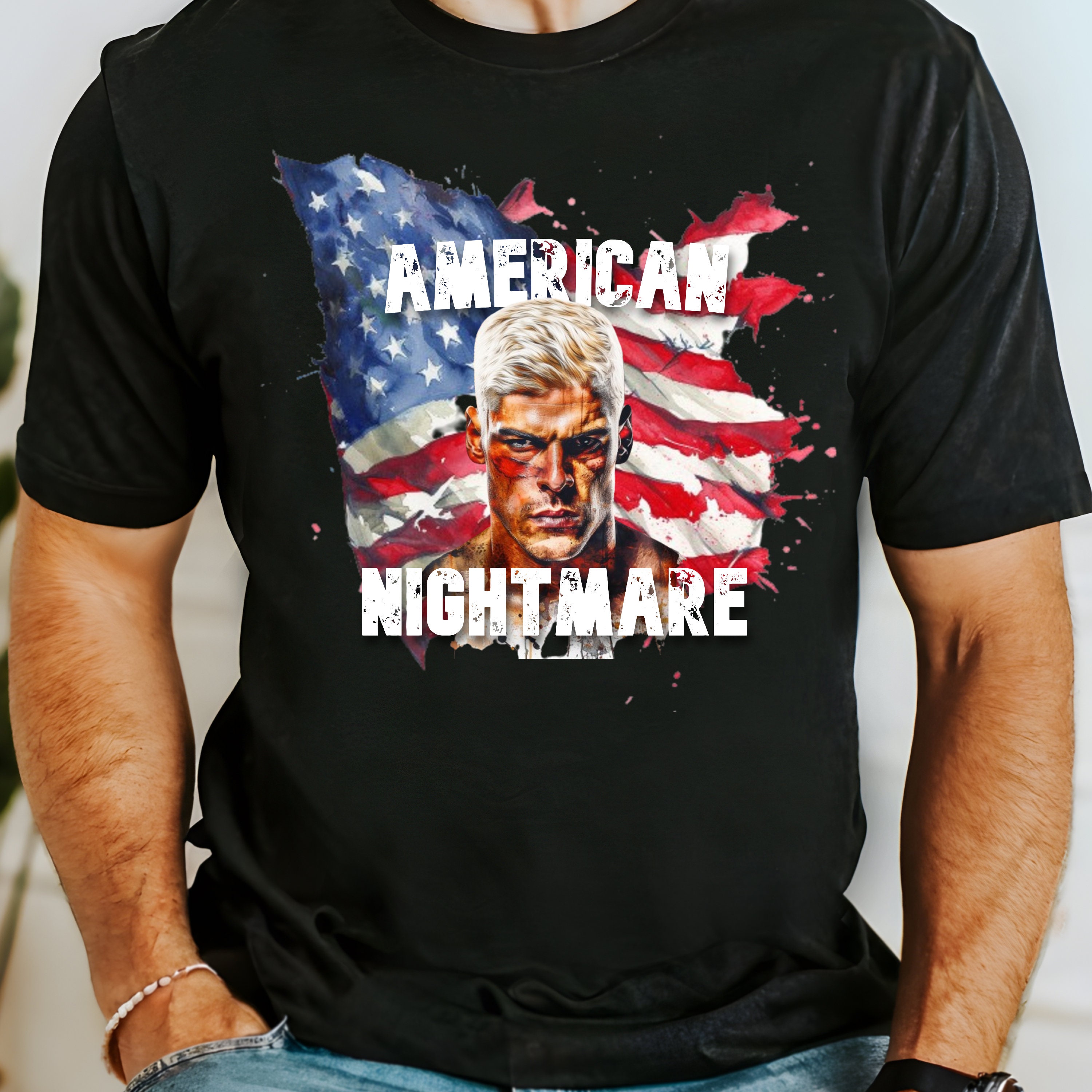 Cody Rhodes Shirt, Custom Cody Rhodes Shirt, the American Nightmare ...
