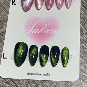 Wicked Elphaba and Glinda Press on Nails Set - Etsy