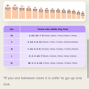 Press on Nails Sizing Kit - Etsy