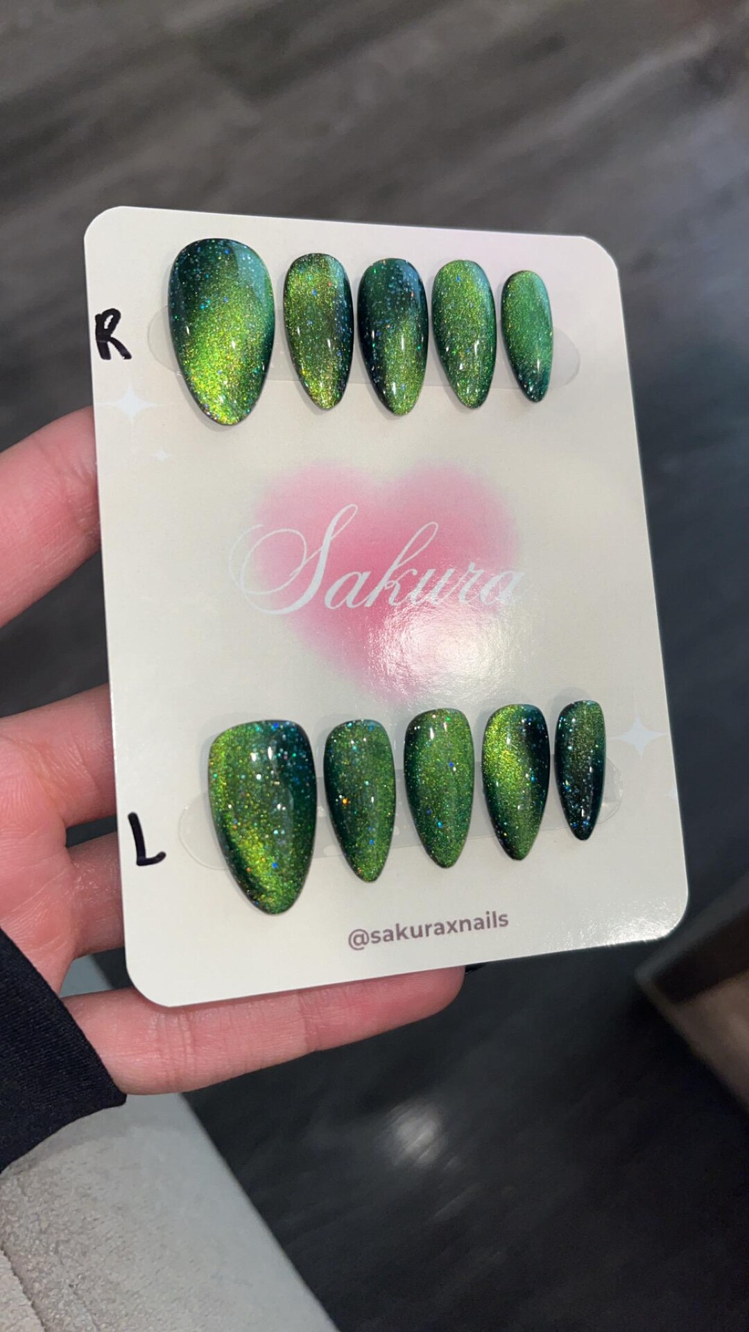 Wicked Elphaba Press on Nails Set - Etsy