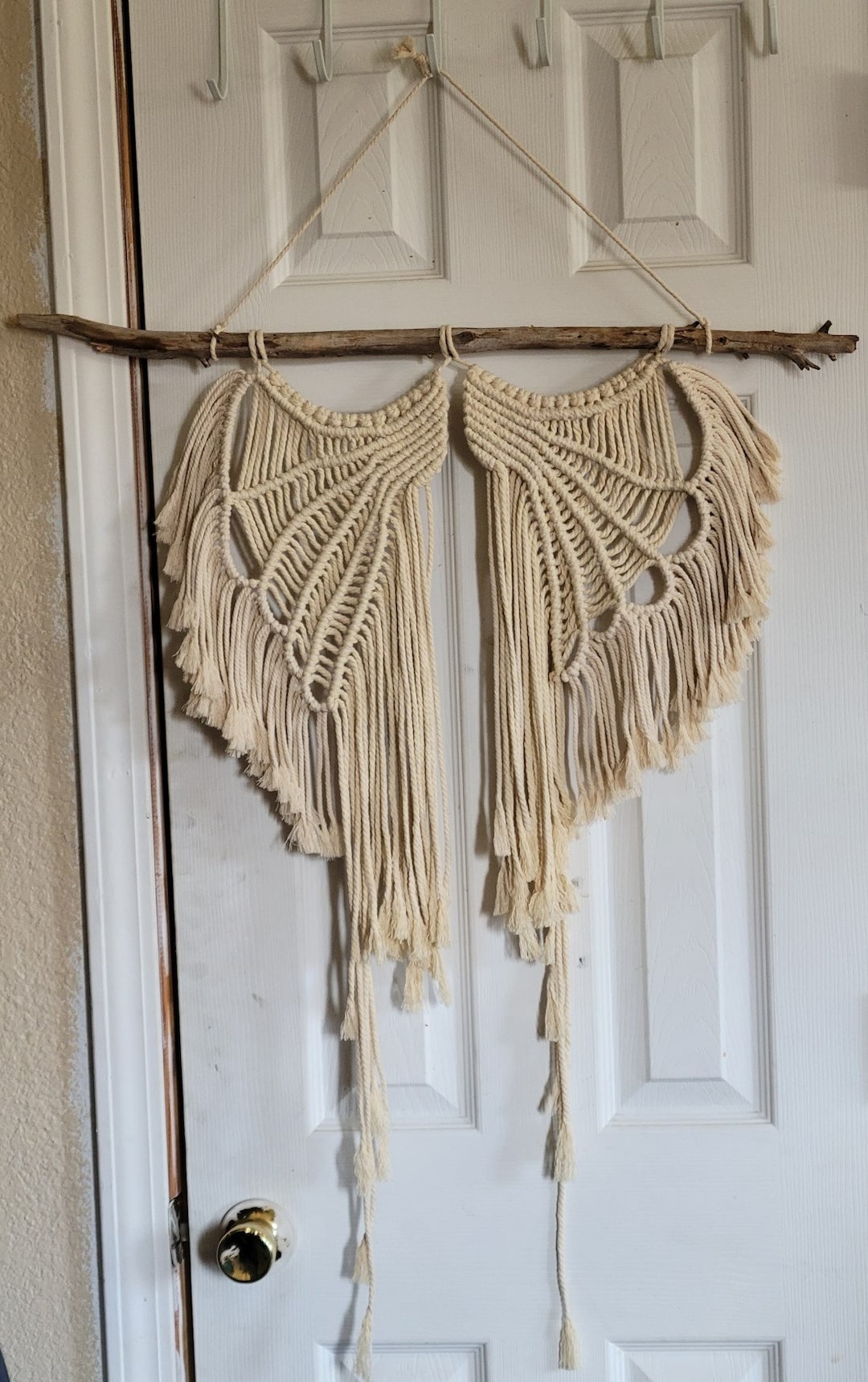 Macrame Angel Wings Wall Hanging - Etsy