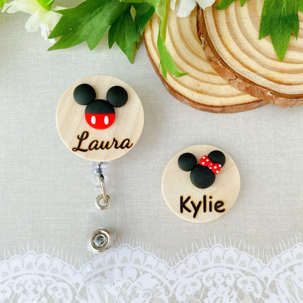 Mickey Mouse Name Badges - Etsy