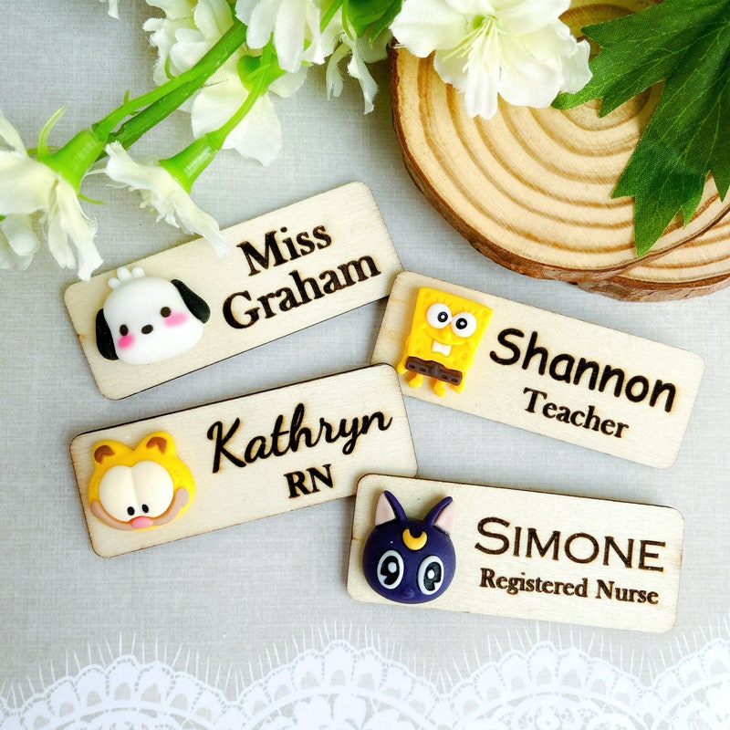 Spongebob Name Tag - Etsy