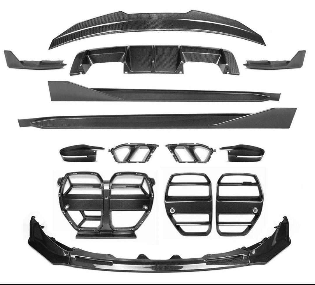 BMW G80 G82 M3 M4 M Performance Style Carbon Fiber Body Kit - Etsy