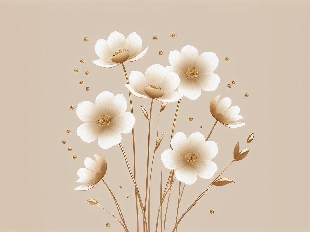 Flower Wallpaper - Etsy