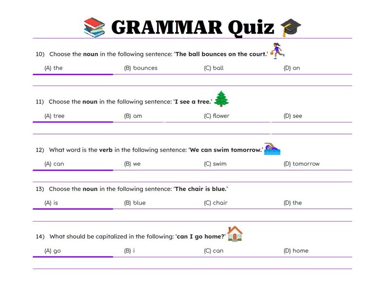Ultimate Grade 1 Math & Grammar Practice Bundle – 20 Engaging ...