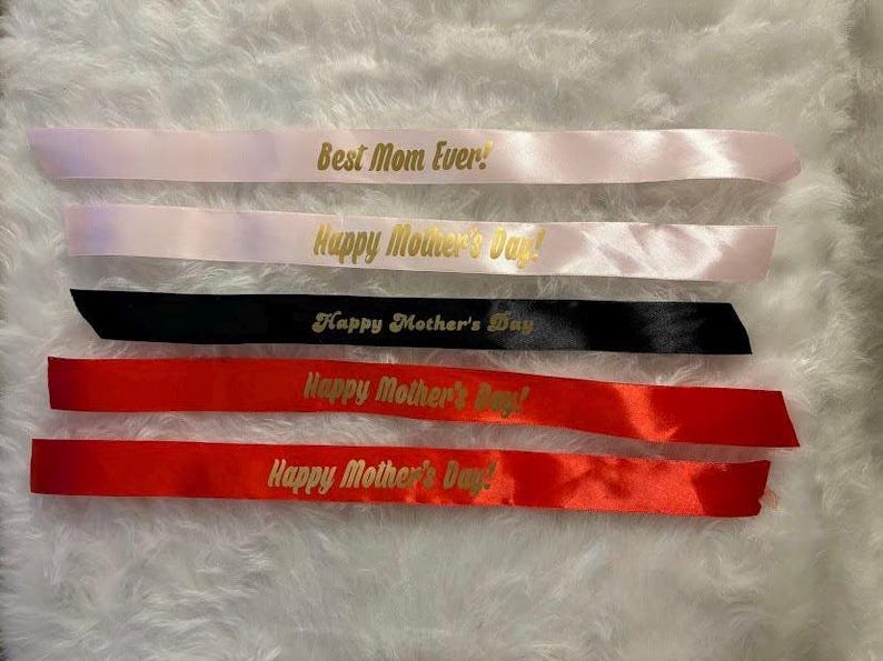 Happy Mother's Day Ribbon - Etsy