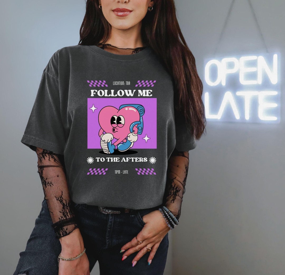 Afters T-shirt, Comfort Colors, Rave Outfit, Festival Outfit, Rave Wear ...