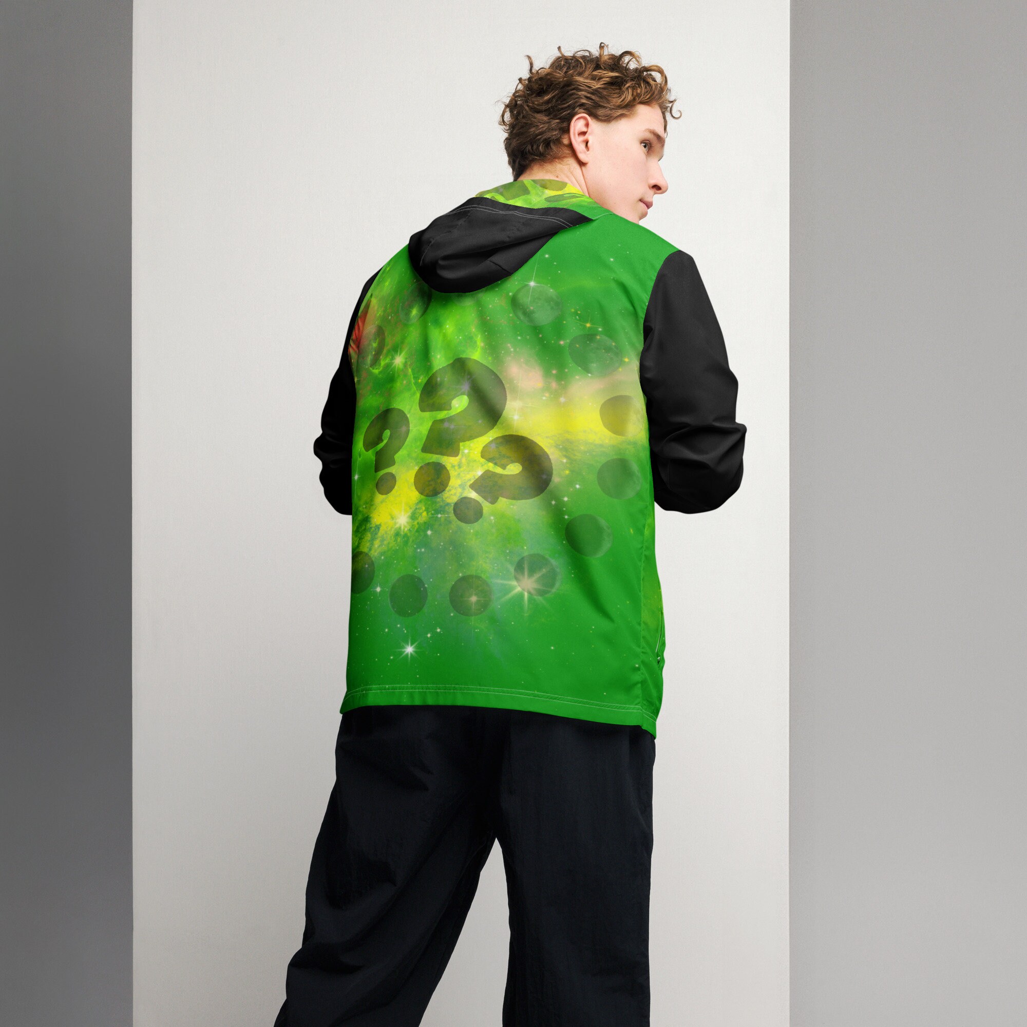 Mens Windbreaker Two Pockets Zipper Custom Design Trendy Stylish ...