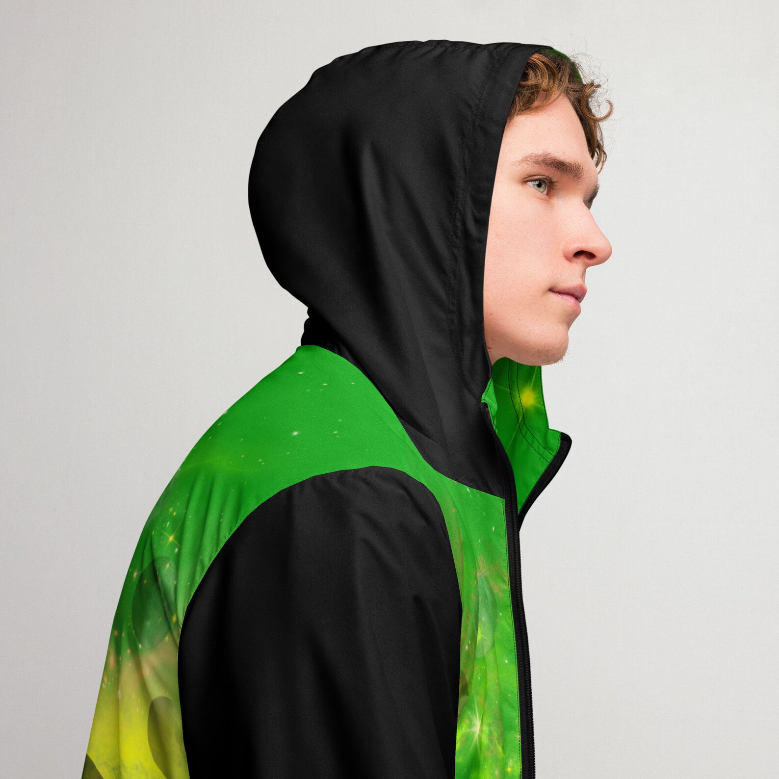 Mens Windbreaker Two Pockets Zipper Custom Design Trendy Stylish ...