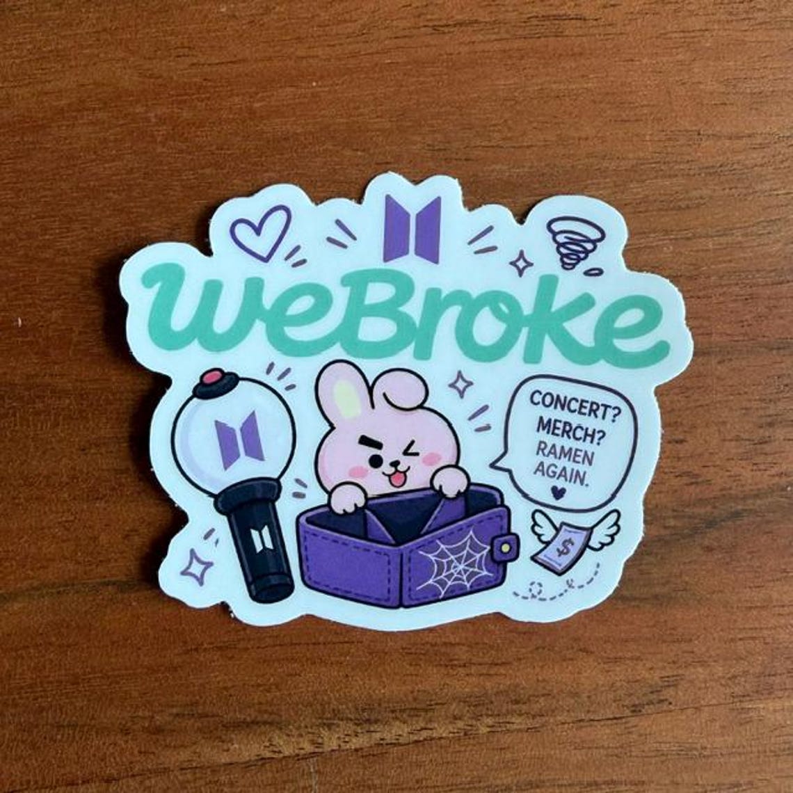 Webroke BTS Sticker BTS ARMY - Etsy