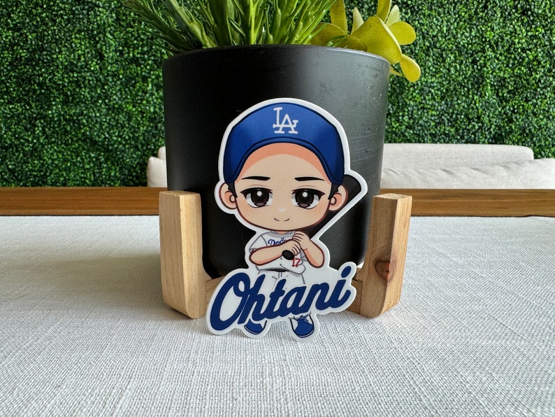 Shohei Ohtani Chibi Los Angeles Dodgers 17 Sticker Water Proof - Etsy