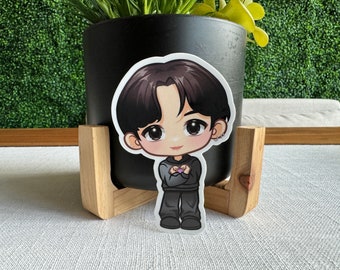 BTS Jungkook Cute Chibi Calvin Klein ARMY Sticker K-pop Decal Water ...