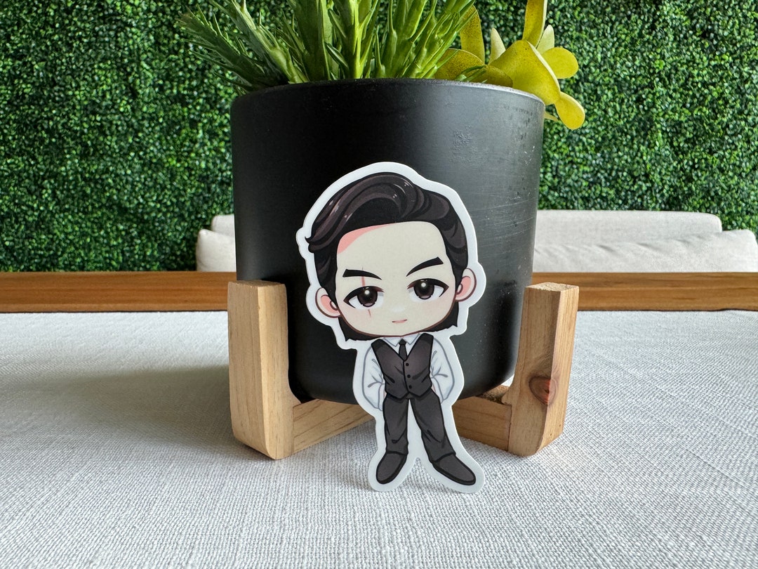 BTS SUGA Cute Chibi Haegeum Sticker K-pop Decal Water Proof Yoongi ...