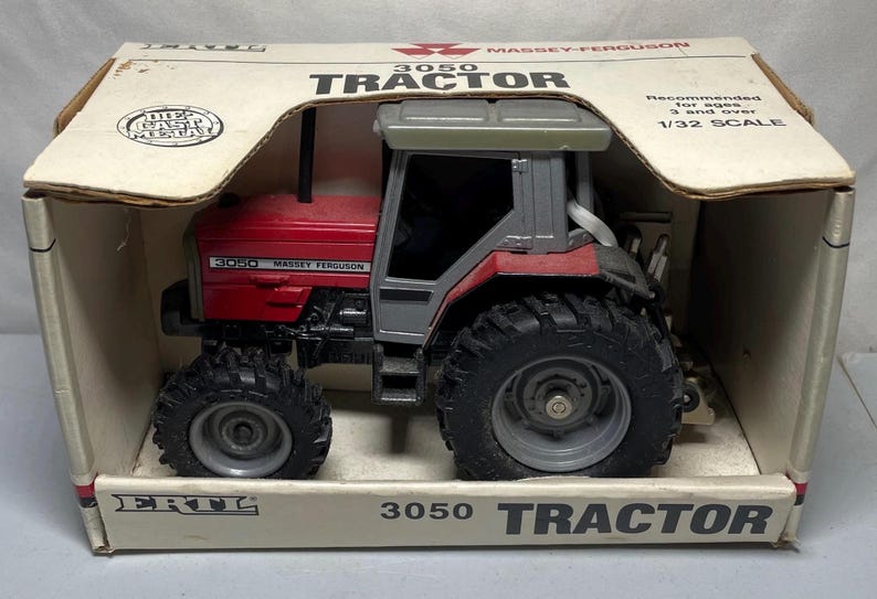 Ertl Massey Ferguson 3050 Tractor 1/32 Diecast - Etsy