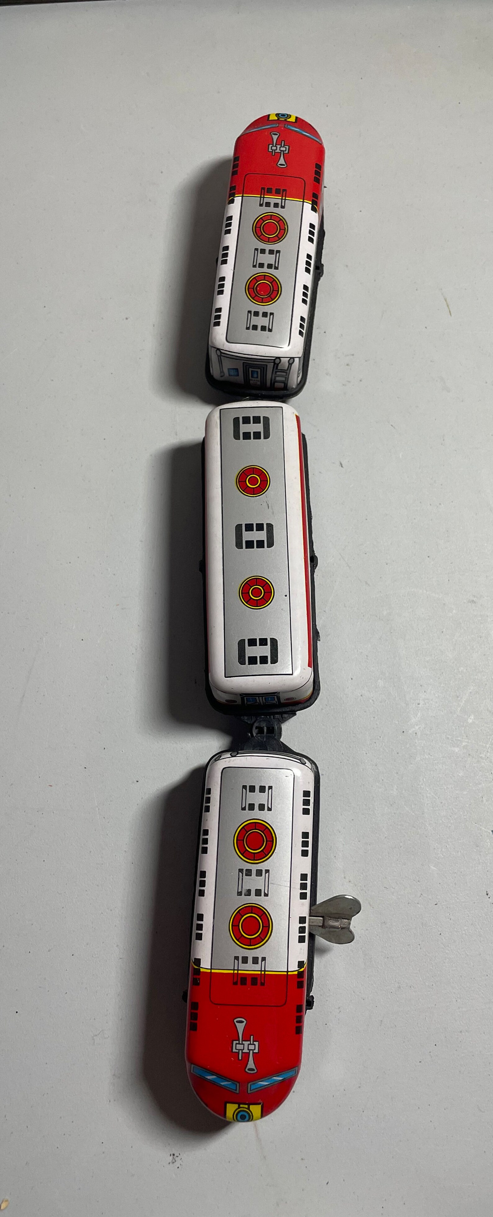 Vintage Wind-up Express Train Toy Bai Bao - Etsy