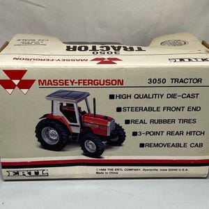 Ertl Massey Ferguson 3050 Tractor 1/32 Diecast - Etsy