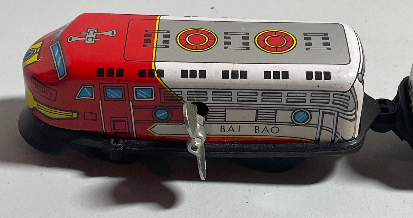 Vintage Wind-up Express Train Toy Bai Bao - Etsy