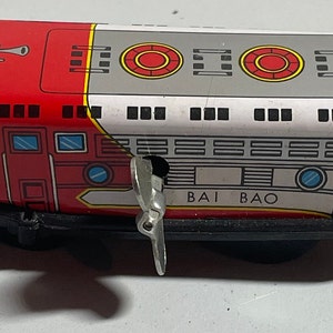 Vintage Wind-up Express Train Toy Bai Bao - Etsy
