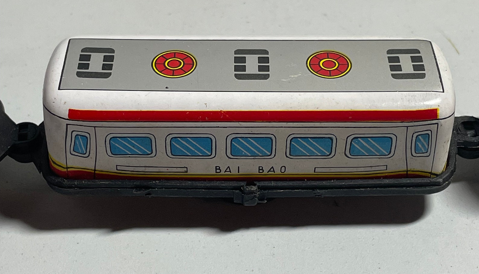 Vintage Wind-up Express Train Toy Bai Bao - Etsy