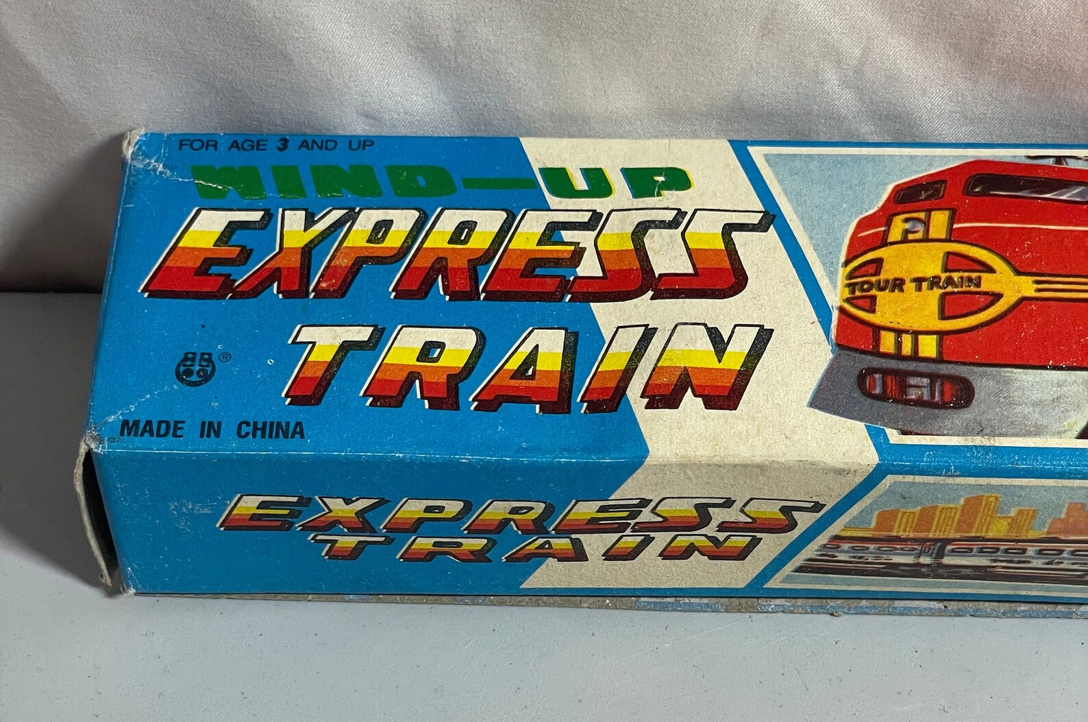 Vintage Wind-up Express Train Toy Bai Bao - Etsy