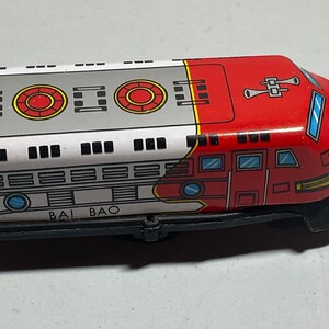 Vintage Wind-up Express Train Toy Bai Bao - Etsy