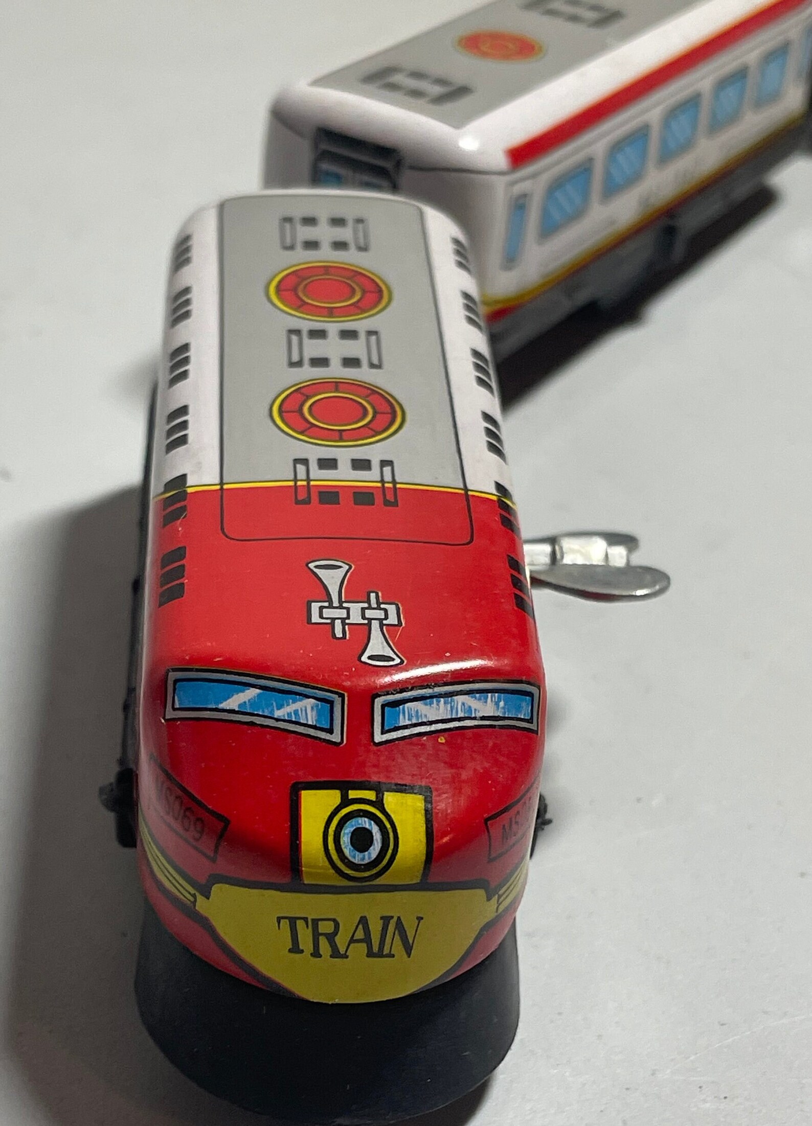 Vintage Wind-up Express Train Toy Bai Bao - Etsy