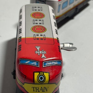 Vintage Wind-up Express Train Toy Bai Bao - Etsy