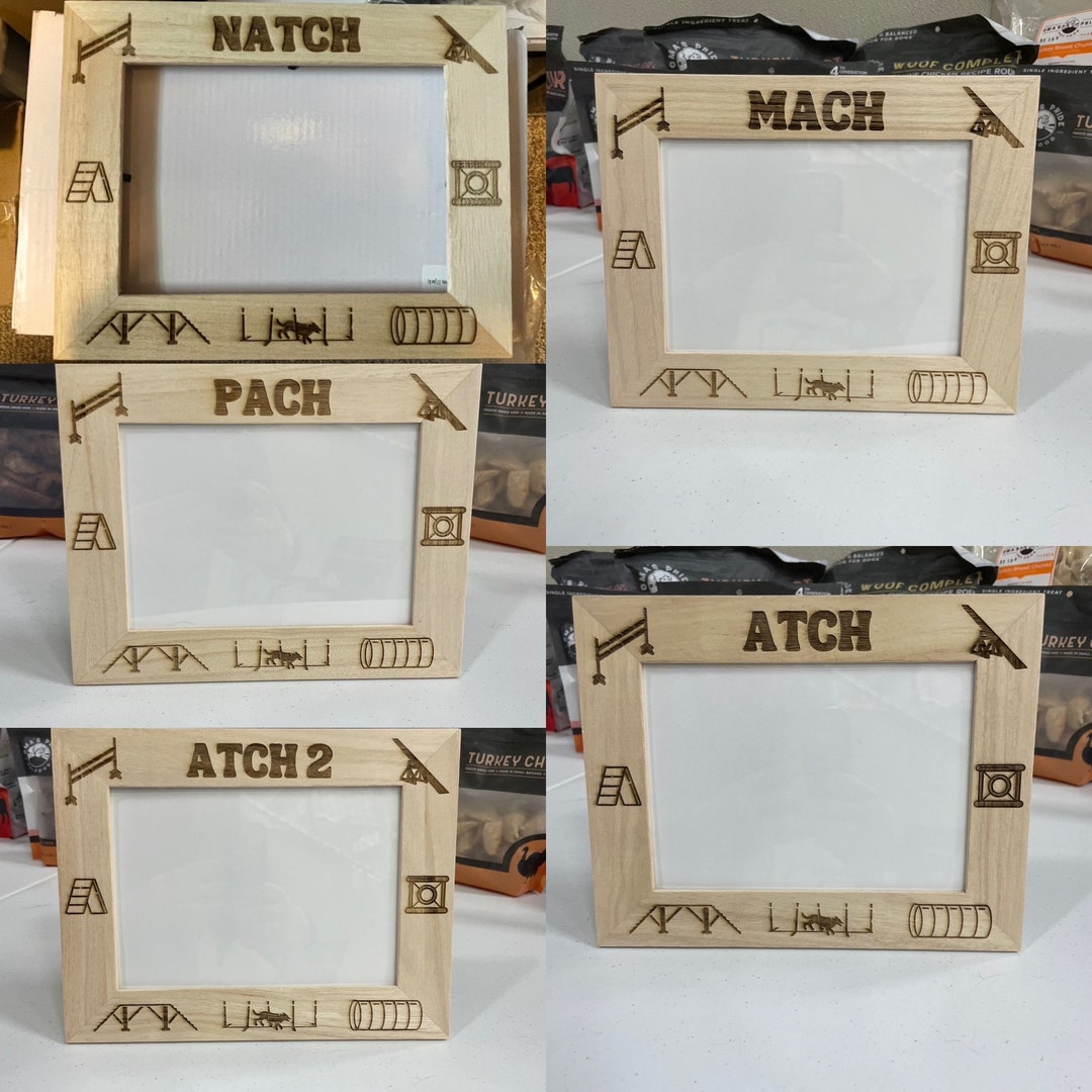 Dog Agility Championship Picture Frames - Etsy