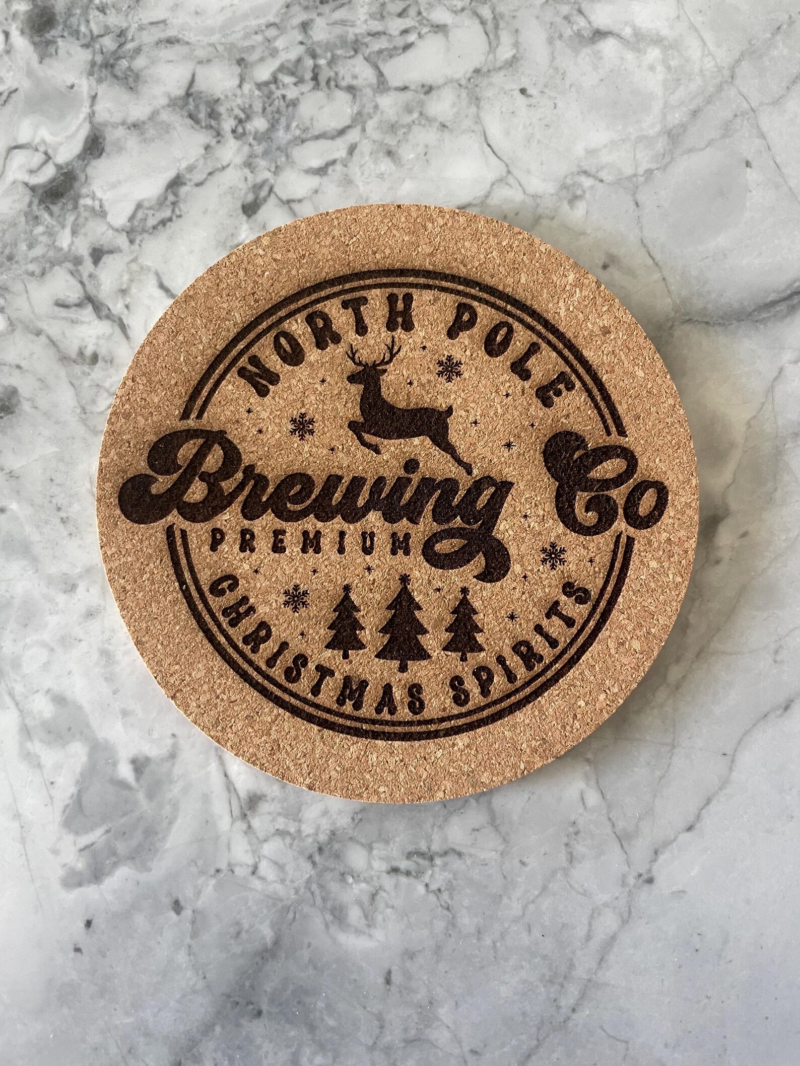 Holiday Themed Cork Trivets - Lots of Unique Designs - Etsy