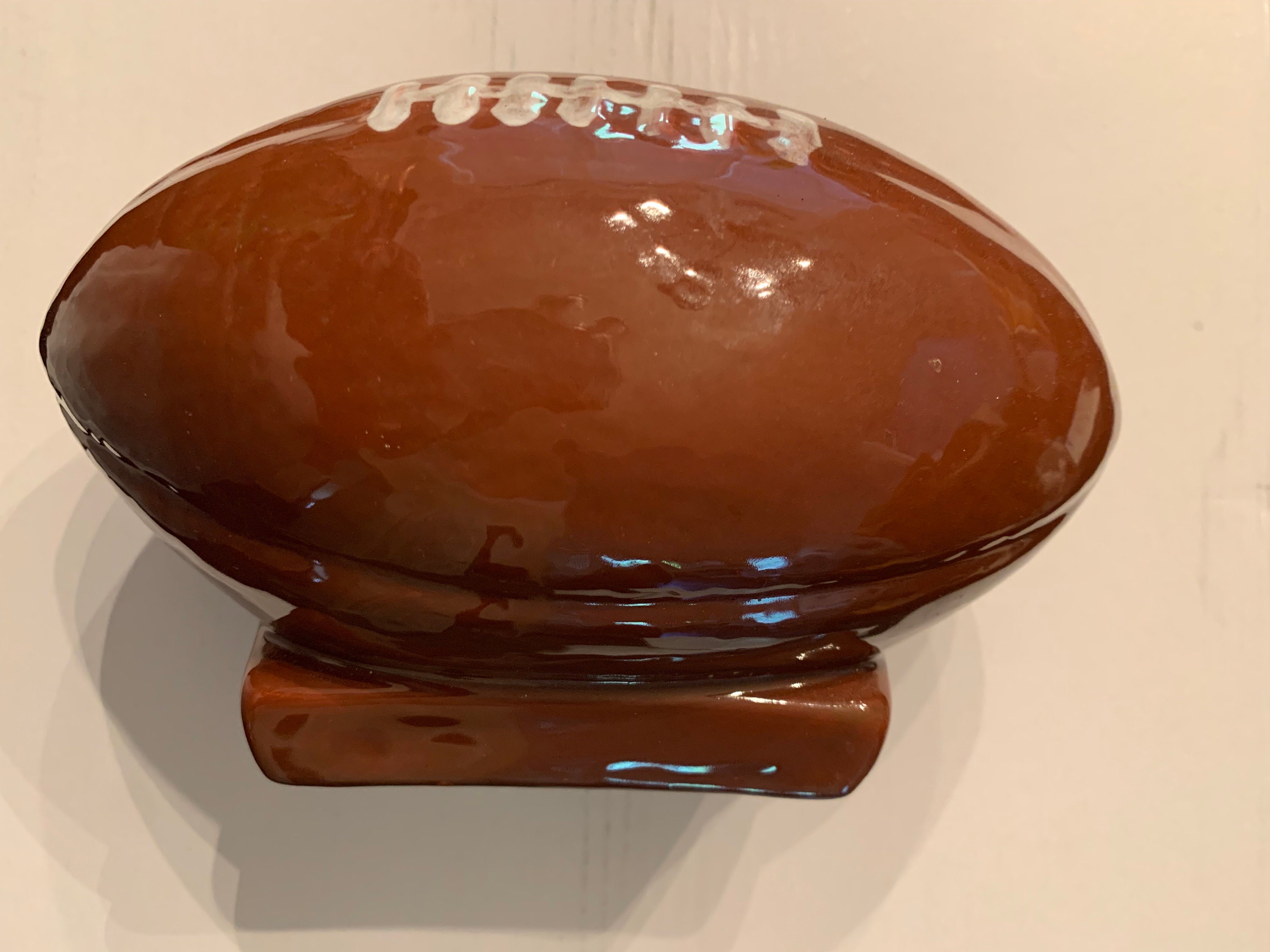 Ceramic Football Piggy Bank - Etsy