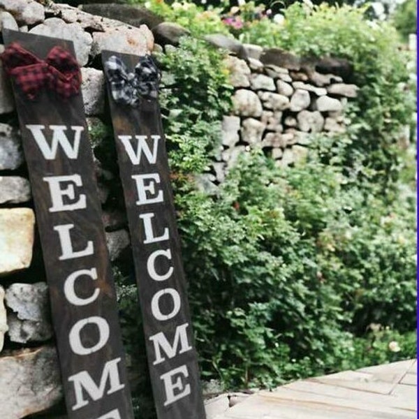 Burlap Welcome Sign - Etsy