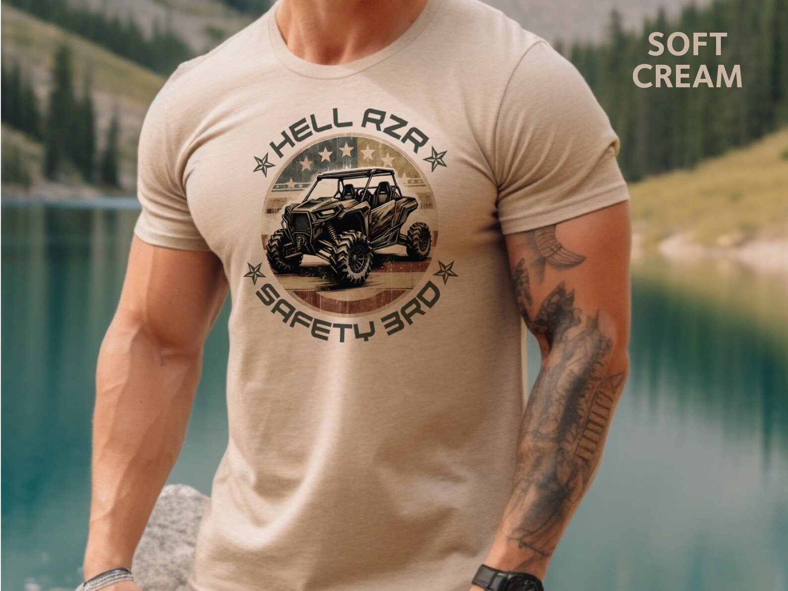 Hell RZR Safety Third Shirt for ATV Lovers Off-roading Tshirt for ...