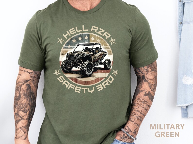 Hell RZR Safety Third Shirt for ATV Lovers Off-roading Tshirt for ...
