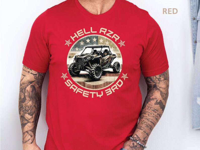 Hell RZR Safety Third Shirt for ATV Lovers Off-roading Tshirt for ...