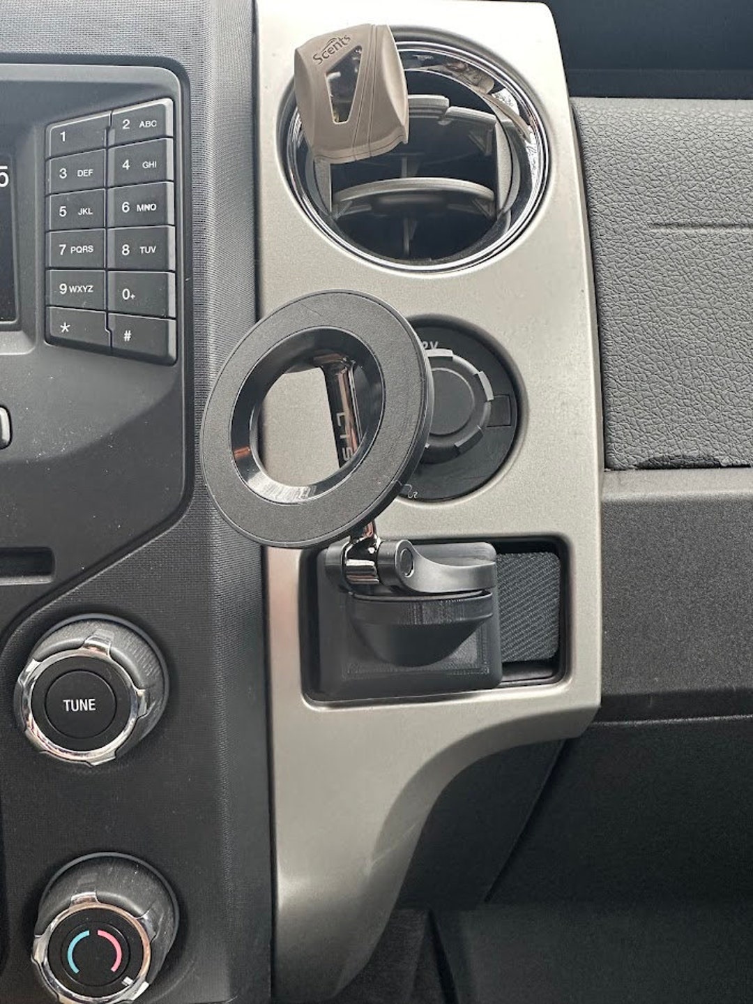 2009-2014 Ford F-150 Phone Mount | Secure Cubby Dock | Magsafe Ready ...