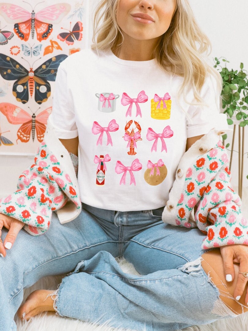 Crawfish Boil Bow Collage - Etsy